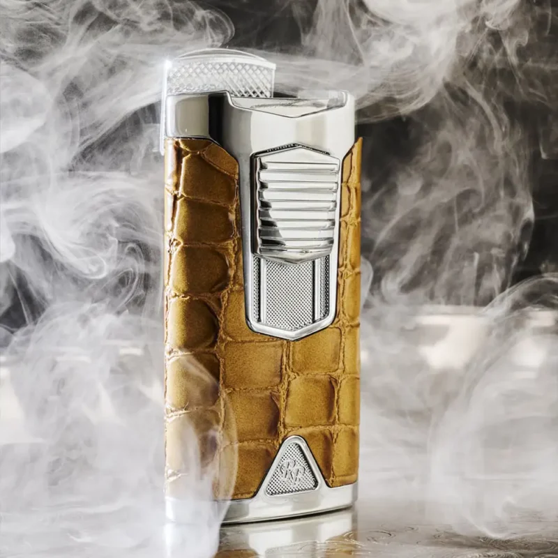Rocky Patel The Statesman Lighter Series - Nickel & Camel Leather ...