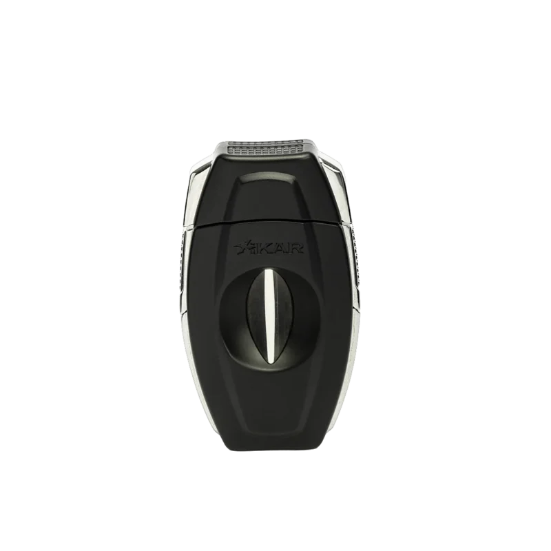 XIKAR FLIP DUAL V SHAPED AND STRAIGHT CUT CIGAR CUTTER BLACK COLOUR (XI ...